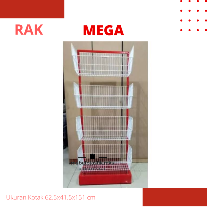 Rak Jualan Rak Pajangan Mega Master Rak Supermarket Rak Chiki | Lazada ...
