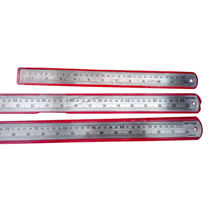 MB - Penggaris Besi 60 Cm Mistar Garisan Besi Penggaris Stainless Ruler ...