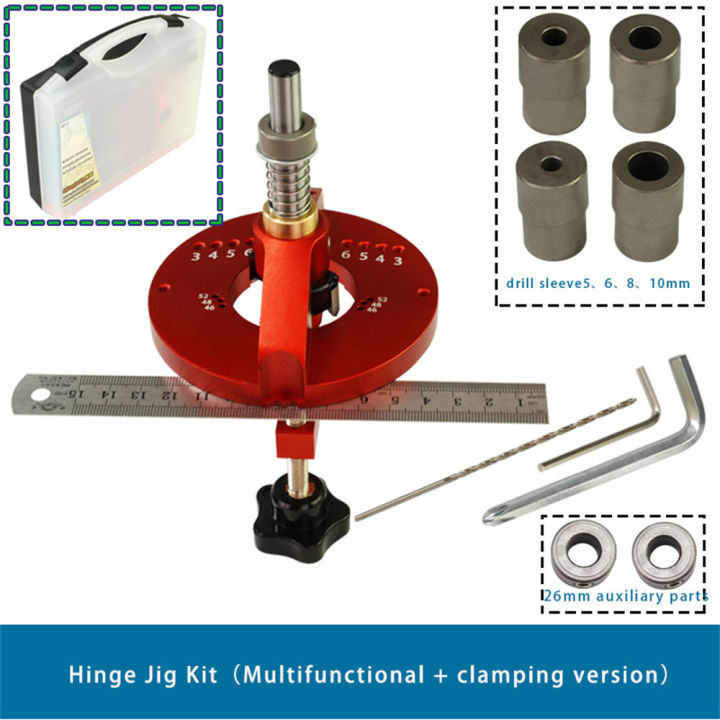 35mm đa chức năng bản lề Punch Jig chế biến gỗ thanh dẫn khoan lỗ định ...