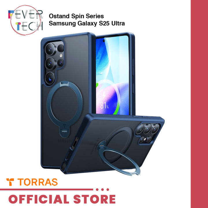TORRAS Ostand Spin Series for S25 Ultra – 360° Rotatable Stand ...