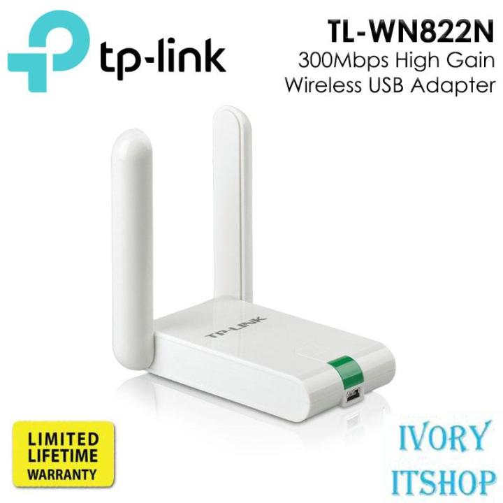 TL-WN822N อุปกรณ์รับสัญญาณ Wi-Fi (300Mbps High Gain Wireless USB ...