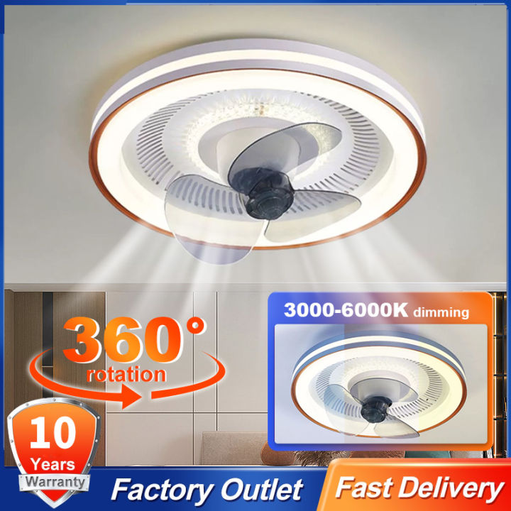 【Free shopping】E27 fan light tri color 96W ceiling fan with Light ...