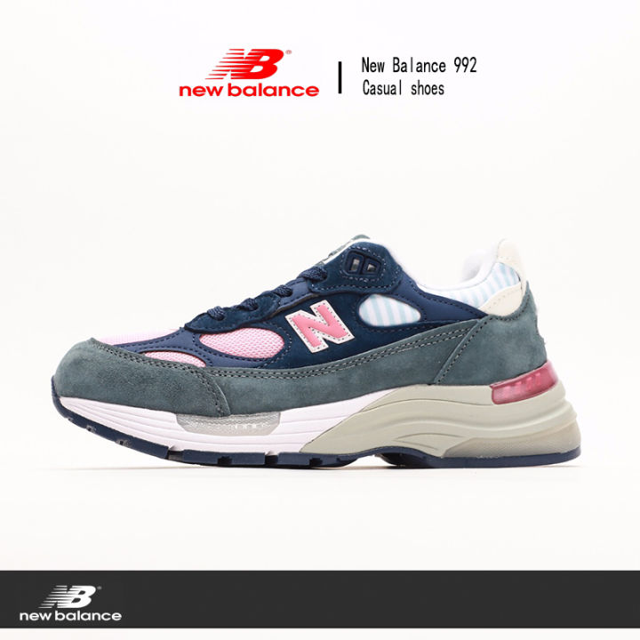 「มี 5 สีให้เลือก」รองเท้าผ้าใบ New Balance 992 Sneaker blue ตรงปก รับ ...