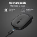 Xiaomi Bluetooth Wireless Mouse USB Rechargeable Ergonomics 2.4G Type-C ...