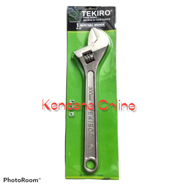 Tekiro kunci inggris 12" 300mm tekiro adjustable spanner tekiro 12 inch ...