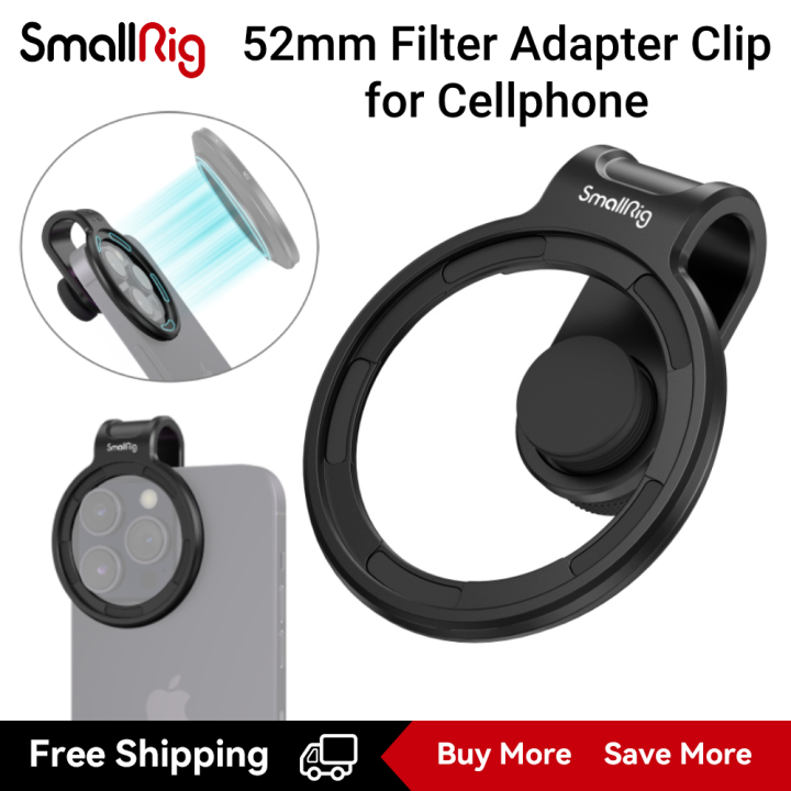 SmallRig 52mm Magnetic Lens Filter Adapter Clip for Smartphone Lens ...