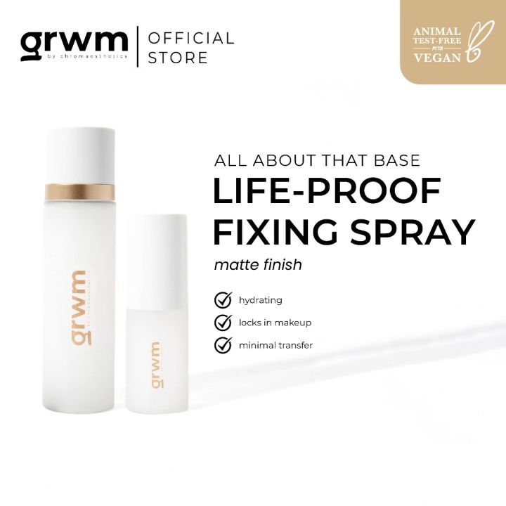 GRWM Cosmetics Life-Proof Fixing Spray - Matte Finish | Lazada PH