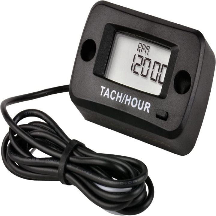 【DNH】-Digital Tach/Hour Meter Gauge with Maintenance Reminder,Water ...