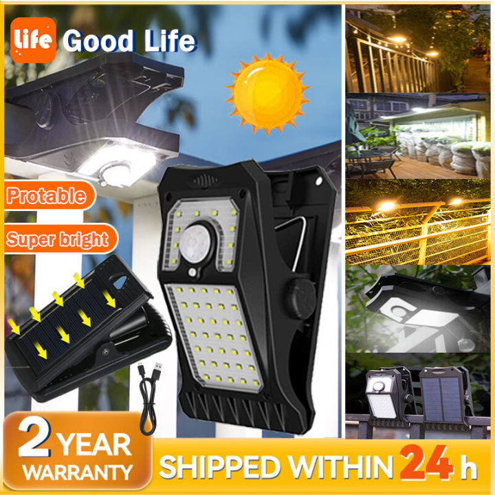 2024 Portable Solar light outdoor waterproof clamp solar light 0 ...