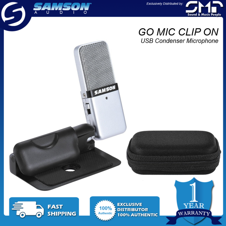 SAMSON GO MIC CLIP-ON Portable USB Condenser Microphone | Lazada PH