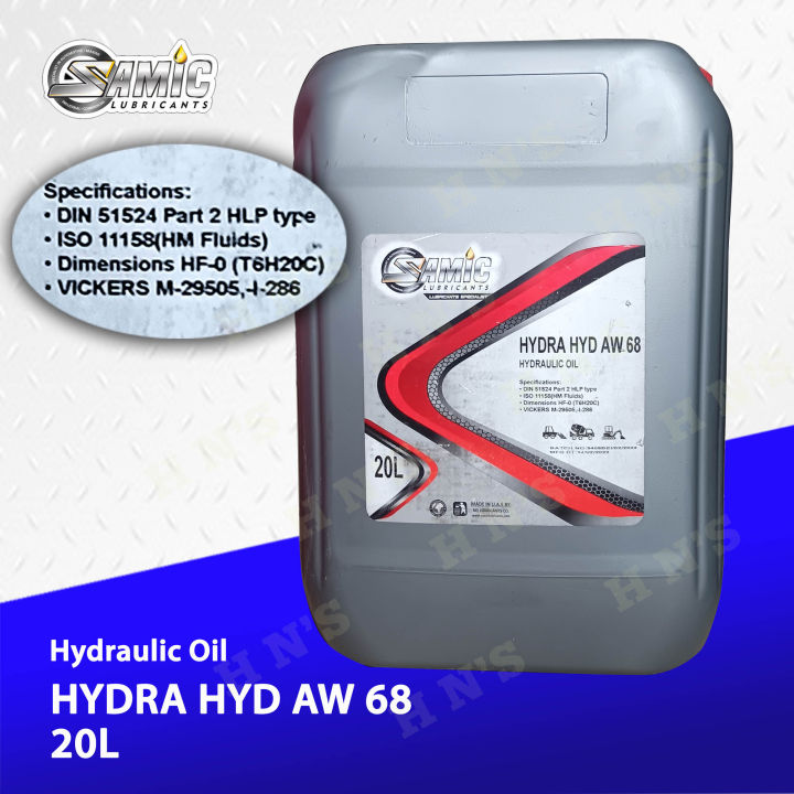 Samic Hydra HYD AW 68 Hydraulic Oil ( 20 Liters ) | Lazada PH