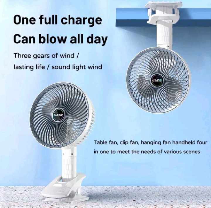 Multifunction Desktop Fan Stand / Clip / Handheld / Take Fan Protable ...
