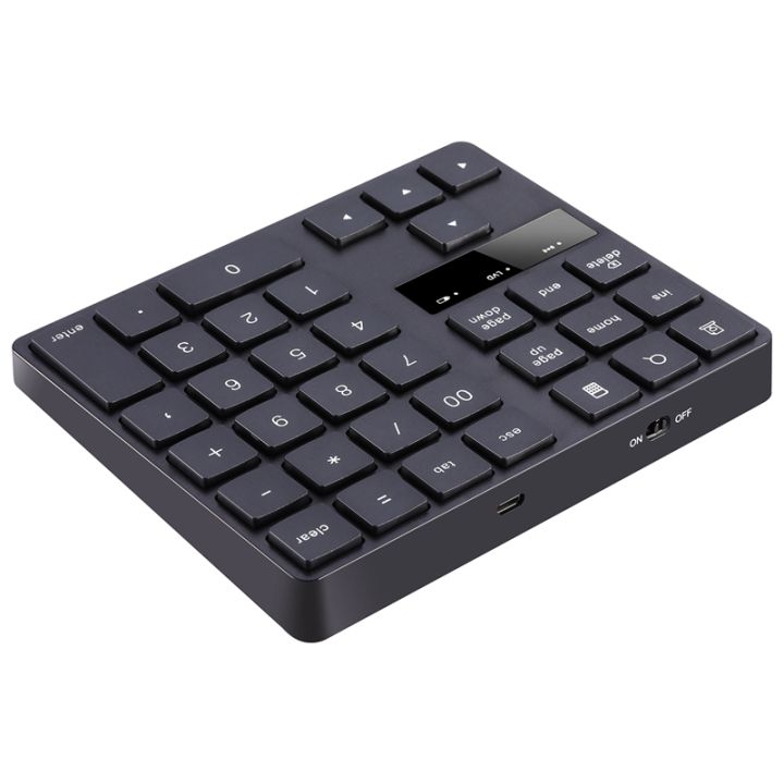 (KOFQ) 2.4G Wireless Numeric Keypad, Rechargeable Number Pad Keyboard ...