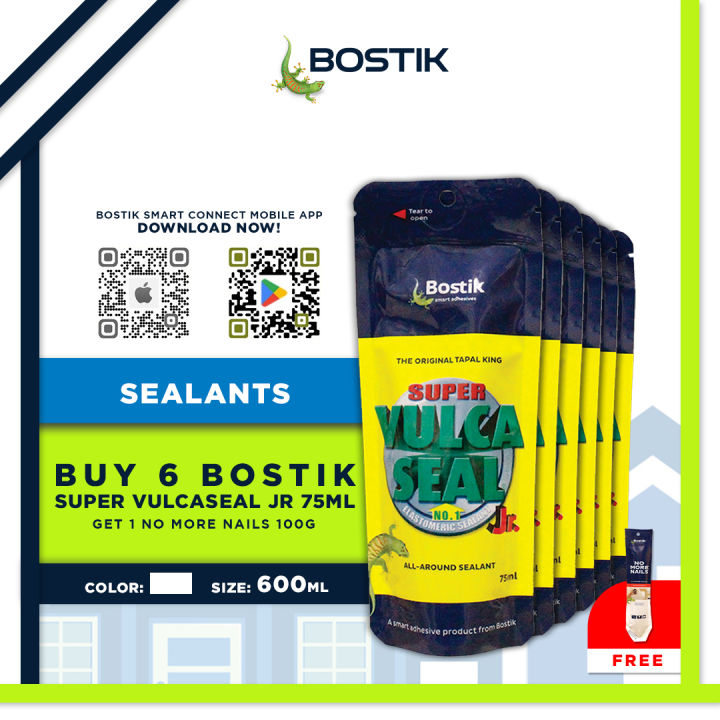 Buy 6 Super Vulcaseal Jr 75ml Get 1 No more nails 100g | Lazada PH