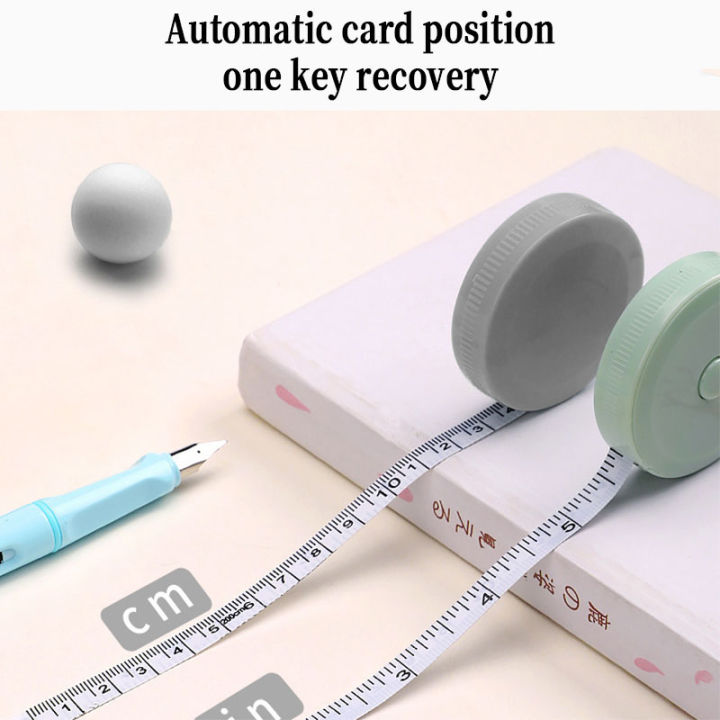 Plastic Tape Measure, Easy To Carry, Has 2 Measurement Units (inches ...
