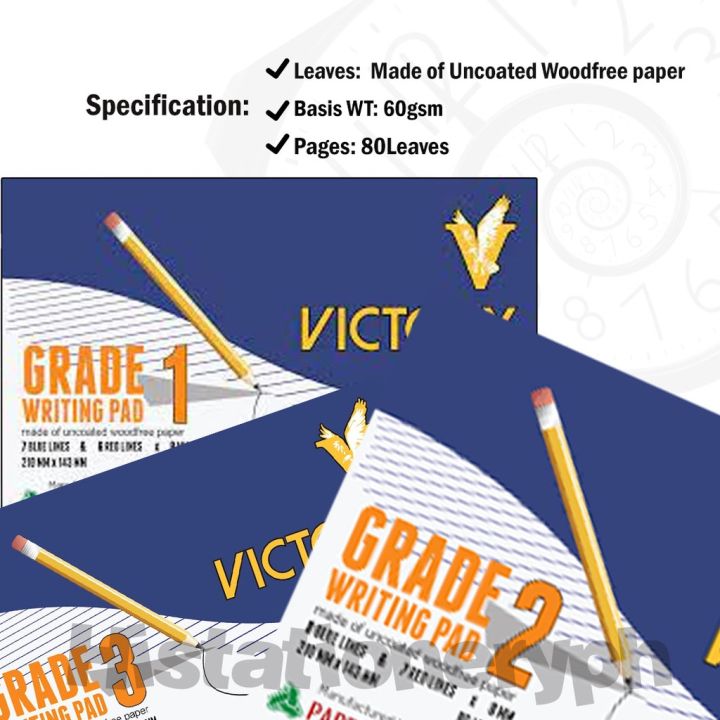 (SAP) VICTORY Writing Pad / Grade 1 / Grade 2 / Grade 3 / Grade 4 ...