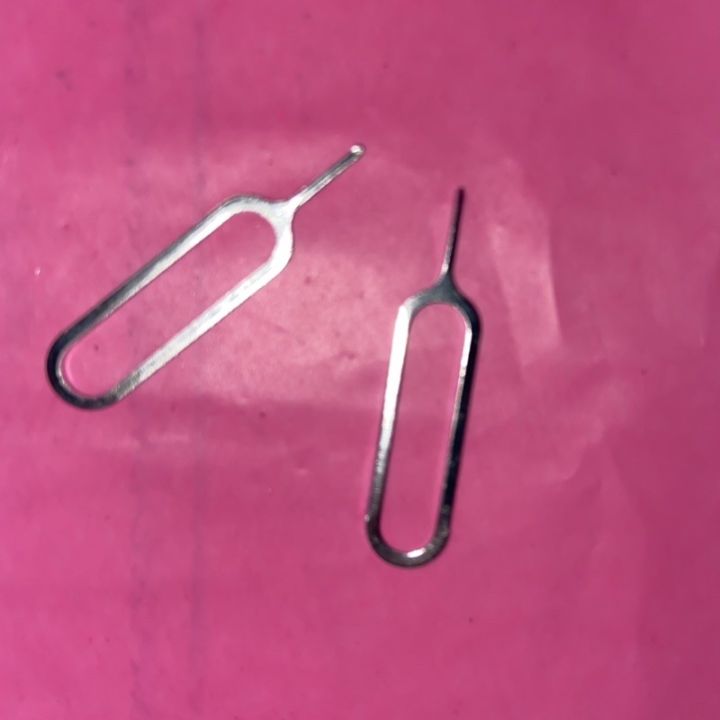 Tusukan HP Sim Card Colokan kartu Sim Card Eject Ejector Besi Adapter ...