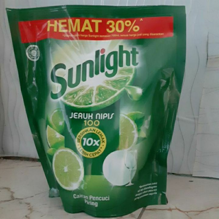 SUNLIGHT SABUN CUCI PIRING JERUK NIPIS 650ml | Lazada Indonesia