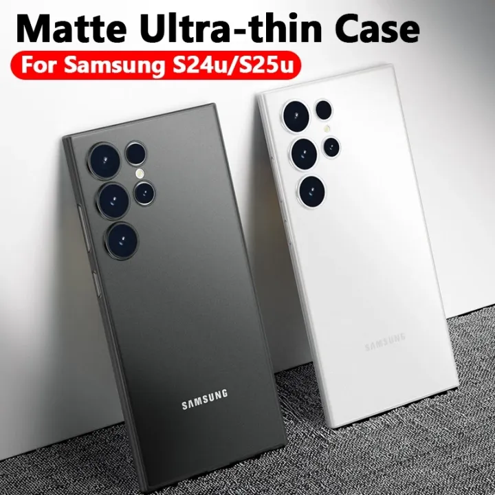 Matte Ultra-thin PC Case For Samsung Galaxy S25 Ultra S24 Ultra 5G Hard ...