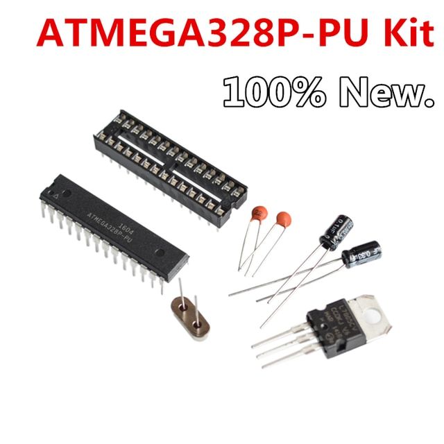 NEW ORIGINAL ATMEGA328P-PU DIP28 ATMEGA328-PU ATMEGA328P U without-Ar ...