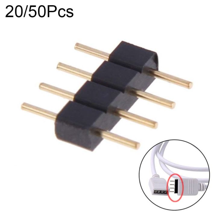 INOPERTABLESTORE68RE2 20/50Pcs Black Led Strip Light Solderless Male ...
