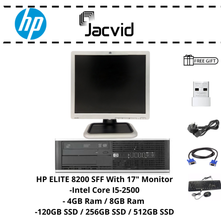 Budget Computer Full Set Hp Desktop With LCD Monitor #Refurbish #Good ...