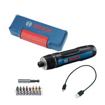 Bosch GO 3 Kit Cordless Screwdriver, 06019H2281 [c/with Screwbit, USB ...