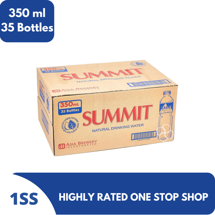 Summit Natural Drinking Water, 350ml, 35 Bottles | Lazada PH