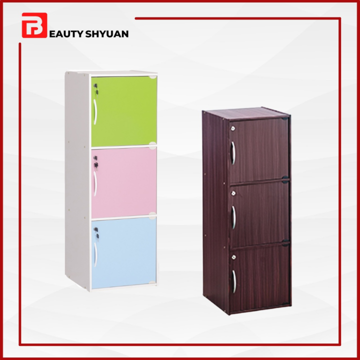 CODY 3 Door Cabinet With Key Lock Cabinet With Lock Locker Cabinet ...