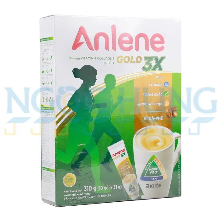Sữa bột Anlene Gold 3X hương cà phê 310g (19 tuổi trở lên) | Lazada.vn