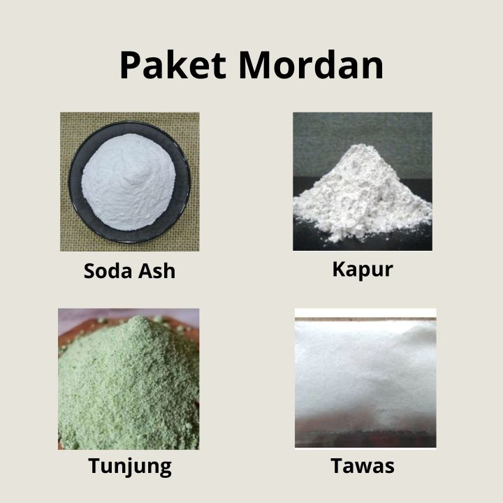 Paket bahan pembuatan ecoprint/paket mordant/bahan mordant/bahan mordan ...