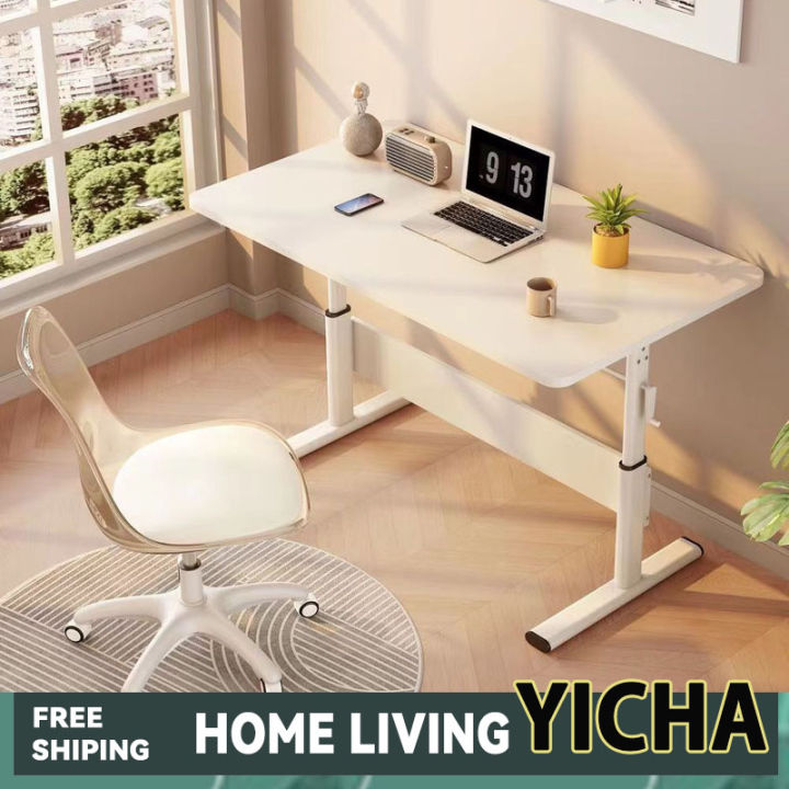 Elevating table Adjustable Ergonomic Standing Moveable Height Computer ...