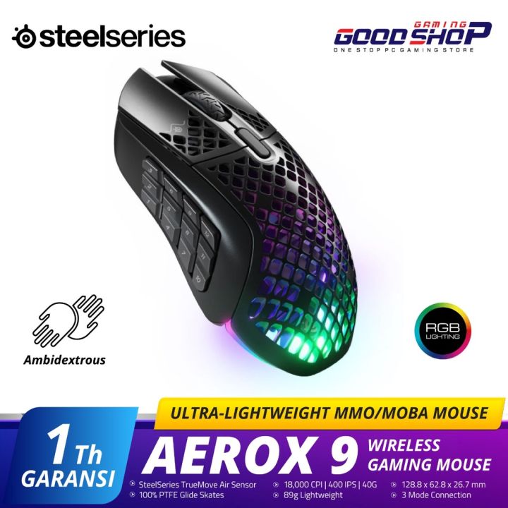 Steelseries Aerox 9 Wireless - Gaming Mouse | Lazada Indonesia