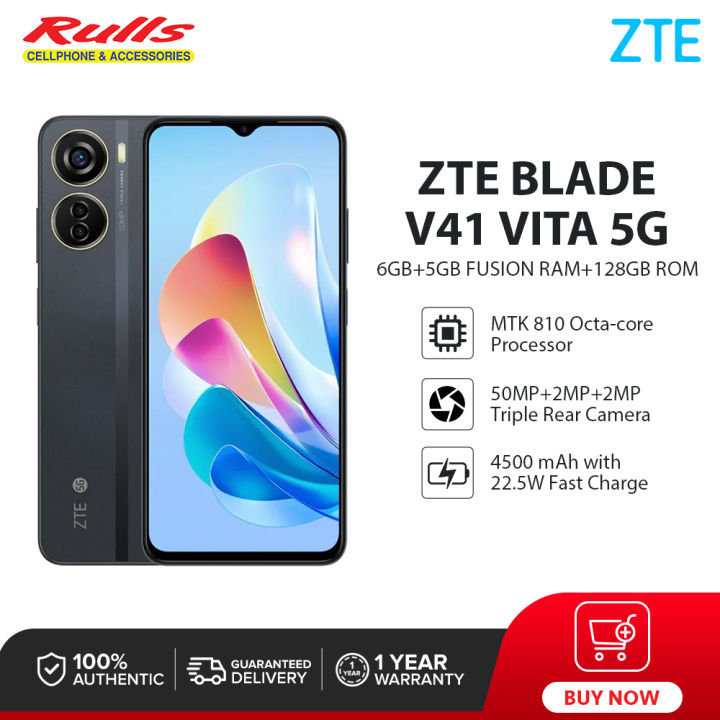 ZTE Blade V41 Vita 5G Smartphone | 6GB+5GB Fusion RAM + 128GB ROM | MTK ...