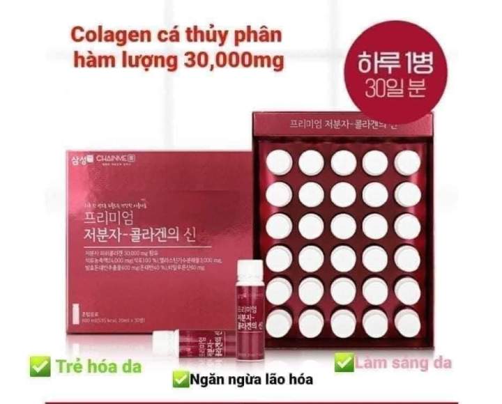 Collagen thủy phân SAMSUNG PRIMIUM CHAINME - Hộp 30 lọ | Lazada.vn