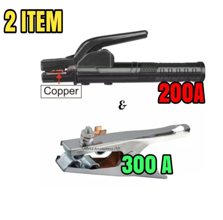 stang massa + stang las 200 ampere stang ngelas jepitan las capit las ...