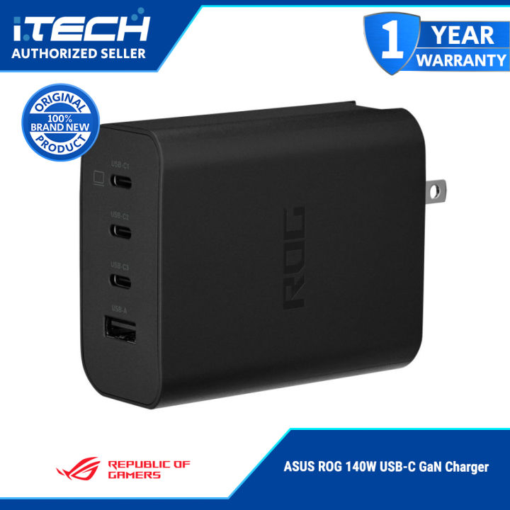 ASUS ROG 140W USB-C GaN Charger | Lazada PH