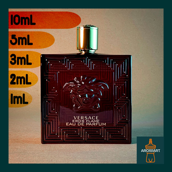 DECANT Eros Flame EDP Versace [1ml 2ml 3ml 5ml 10ml] Perfume for Men ...