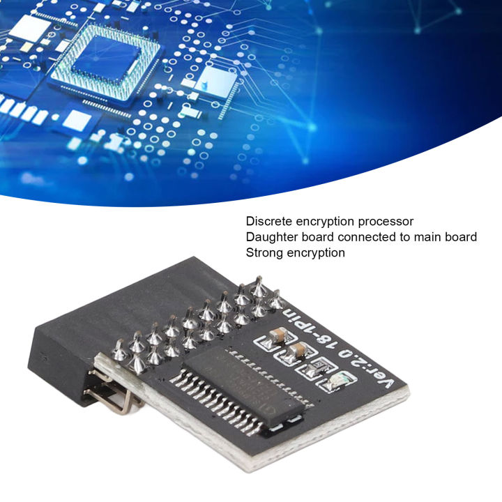 TPM2.0 Security Module High Performance for ASROCK Motherboard LPC Card ...