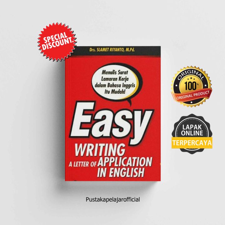 Buku Easy Writing A Letter of aplication in English Menulis surat ...