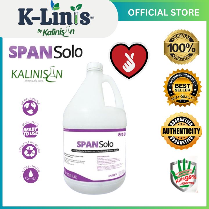 Kalinisan Span Solo Antibacterial & Moisturizing Liquid Hand Soap ...