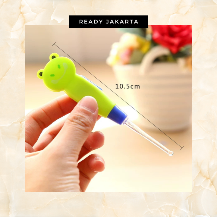 Earpick LED Karakter Cartoon Lucu Cute Animal Korek Kuping Karakter LED ...