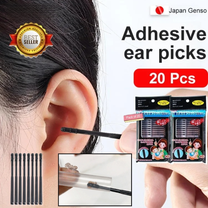 [FAMMY FAEY] Disposable Sticky Ear Sticks Ear and Nose Cleaning Sticks ...