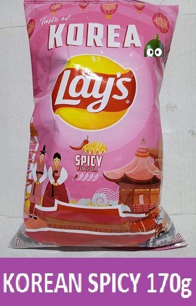 Lay's Korea Spicy noodle flavor Potato Chips 6 oz / 170 g Lays Potato ...