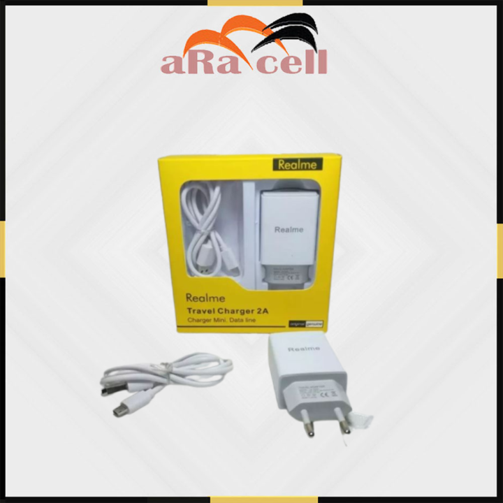 [ ARA CELL ] Charger Casan Realme 2 - 3 - 5 Micro Usb 2A Original 99% ...