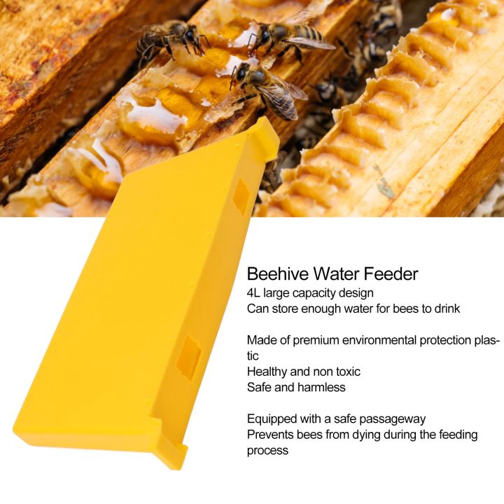 Beehive Frame Feeder 4L พลาสติก Bee Top Syrup Water Feeder Bee | Lazada ...