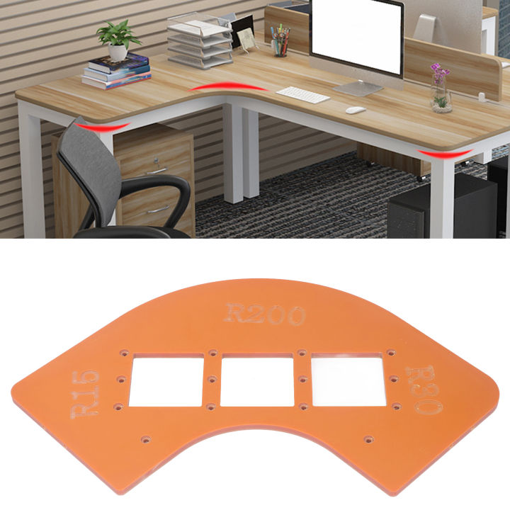 Radius Jig Router Template R15 R30 R100 R200 Engineering Plastic Corner ...