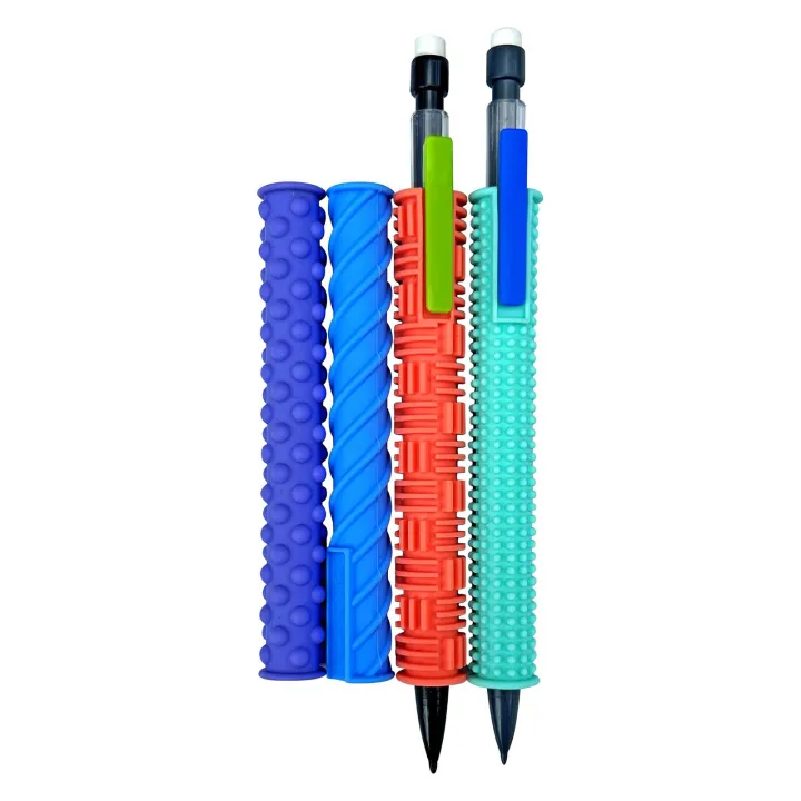 YM™ Sturdy Pen Grips Special Education Pen Sleeve Silicone Pen Sleeve ...
