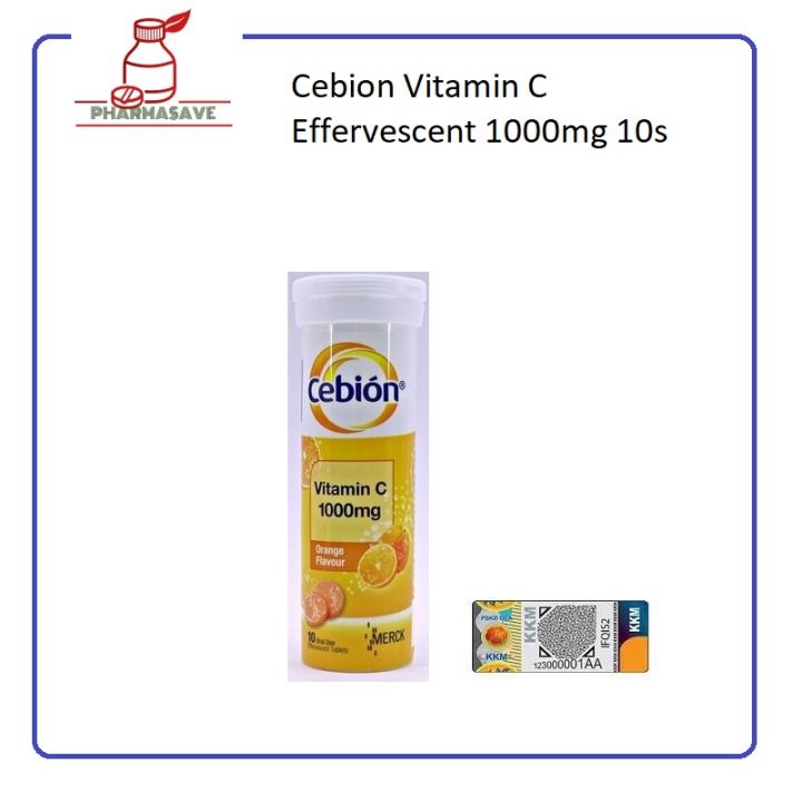 (SUPER CLEARANCE- 30 JULY 2025) Cebion Vitamin C Effervescent 1000mg ...