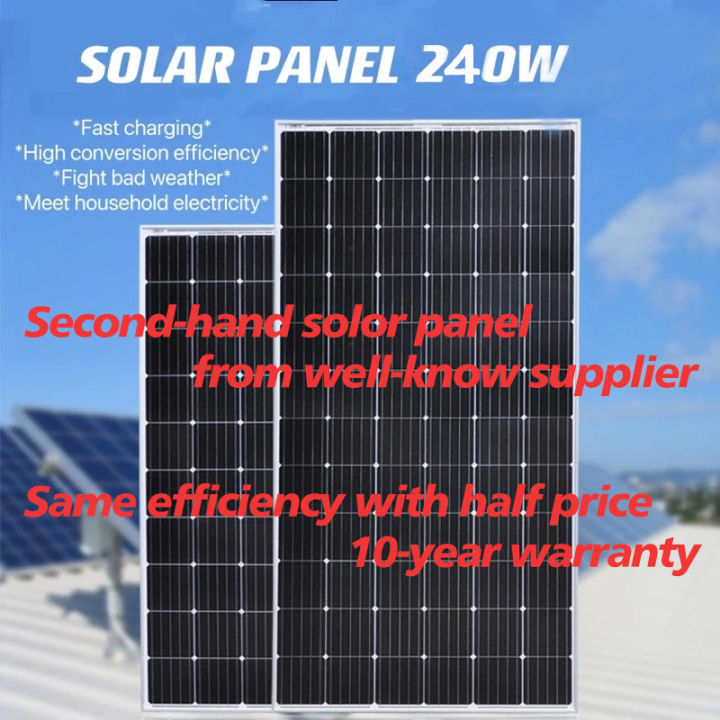 [Real Data] SOLAR PANEL 240W/615W Monocrystalline Solar Panel IP67 ...